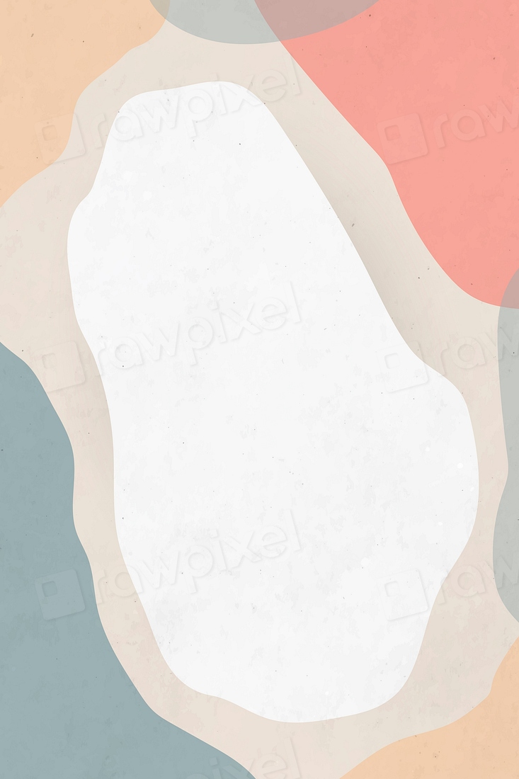 Colorful abstract oval frame template | Premium Vector - rawpixel