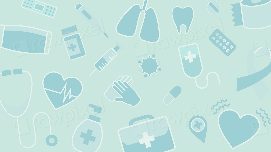 Clean medical patterned background vector | Free Vector - rawpixel