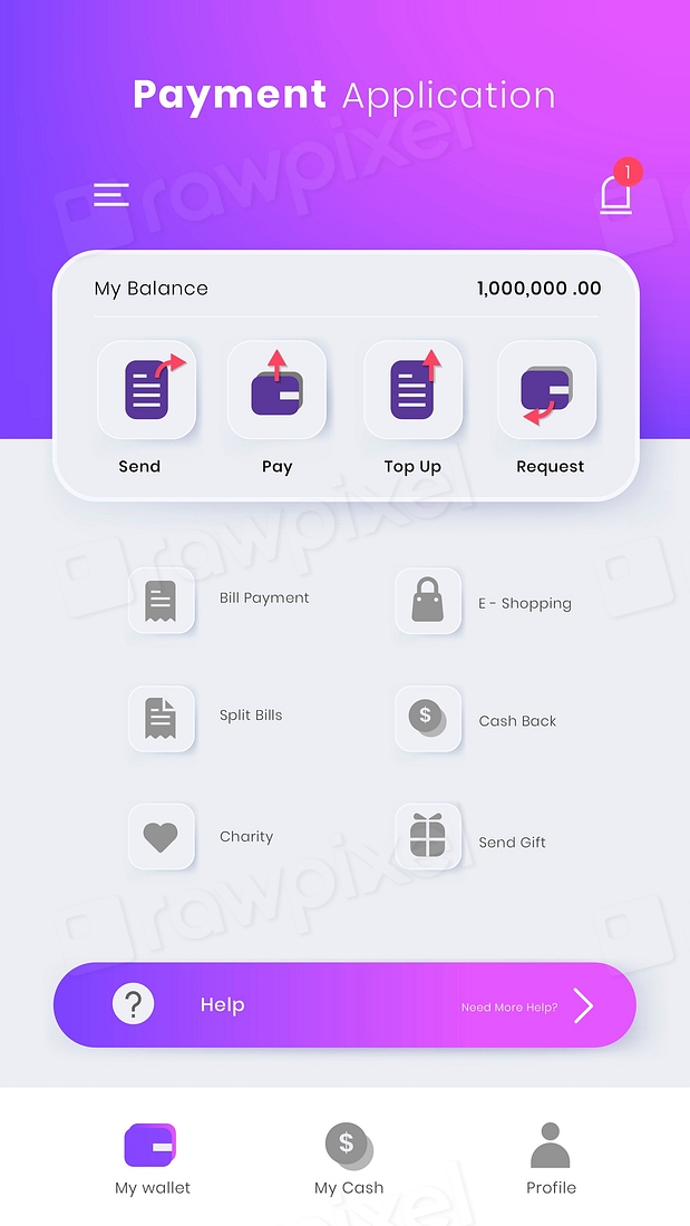Online payment application vector | Premium Vector - rawpixel