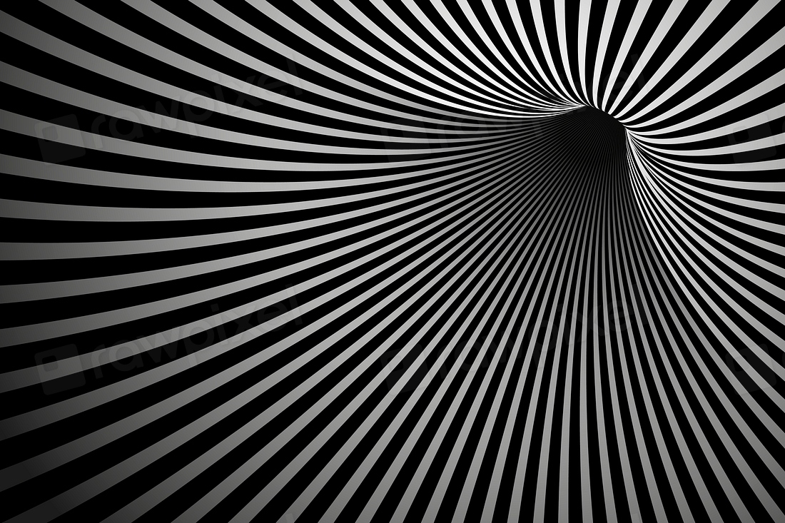 3D Monotone mystery vortex design | Premium Vector - rawpixel