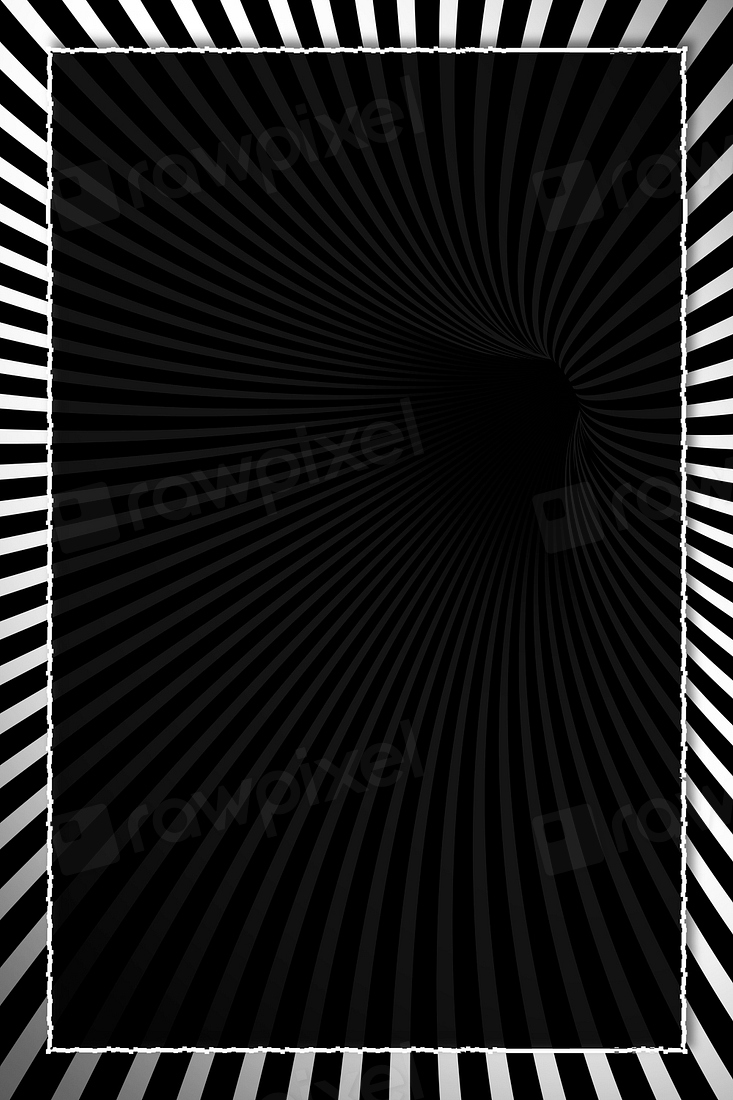 Black and white striped frame | Premium PSD - rawpixel