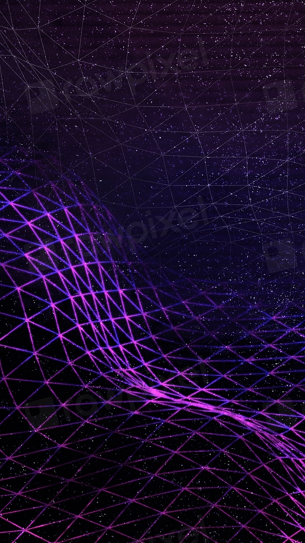 Purple 3D abstract wave pattern | Premium Photo - rawpixel