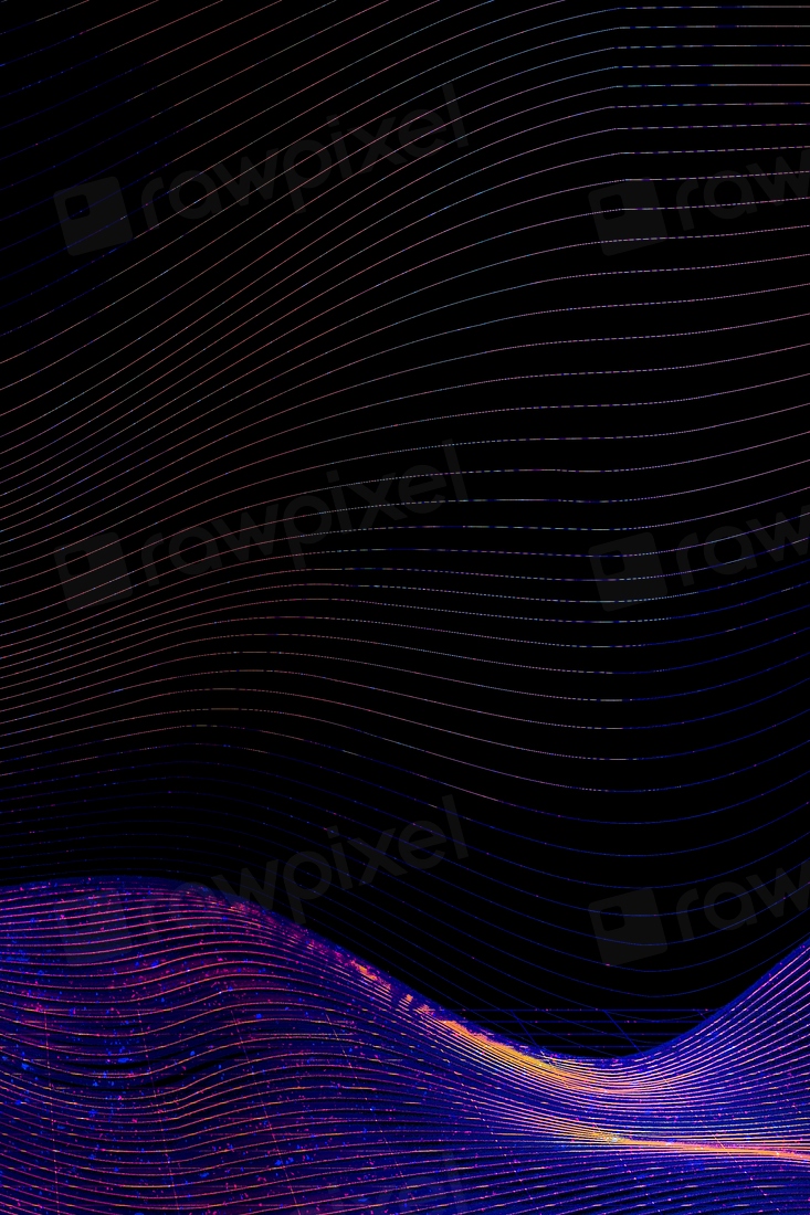 Purple neon 3D abstract wave | Free Photo - rawpixel