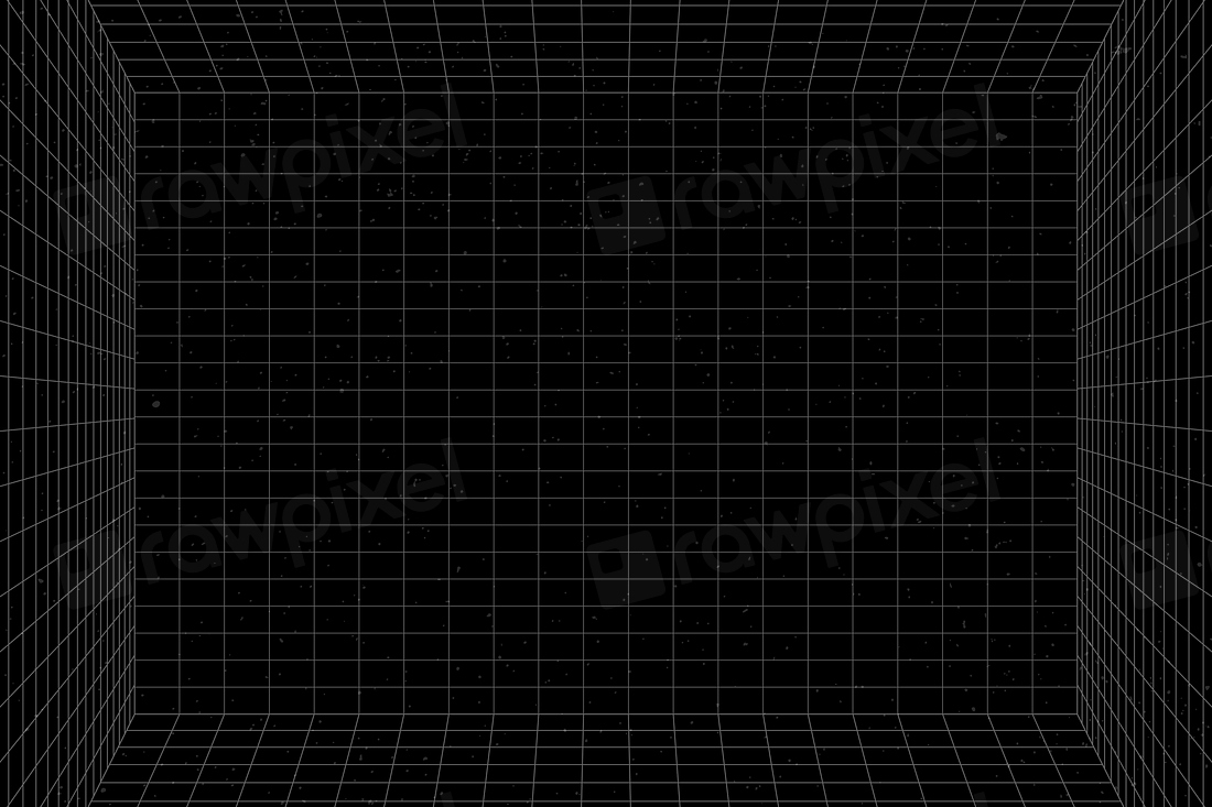 3D wireframe grid room background | Premium Vector - rawpixel