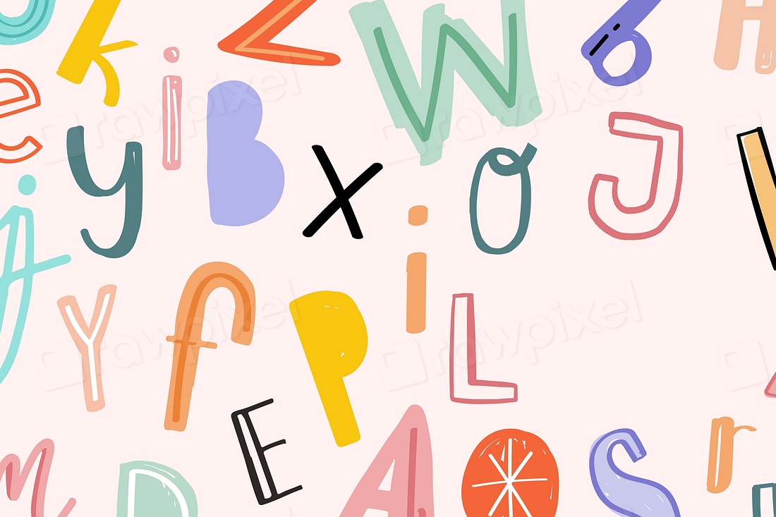 Hand drawn doodle alphabet typography | Premium Vector - rawpixel