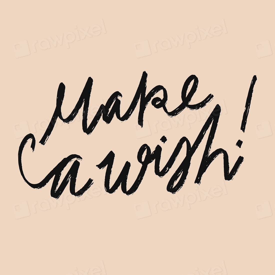 Elegant make wish script font | Premium PSD - rawpixel