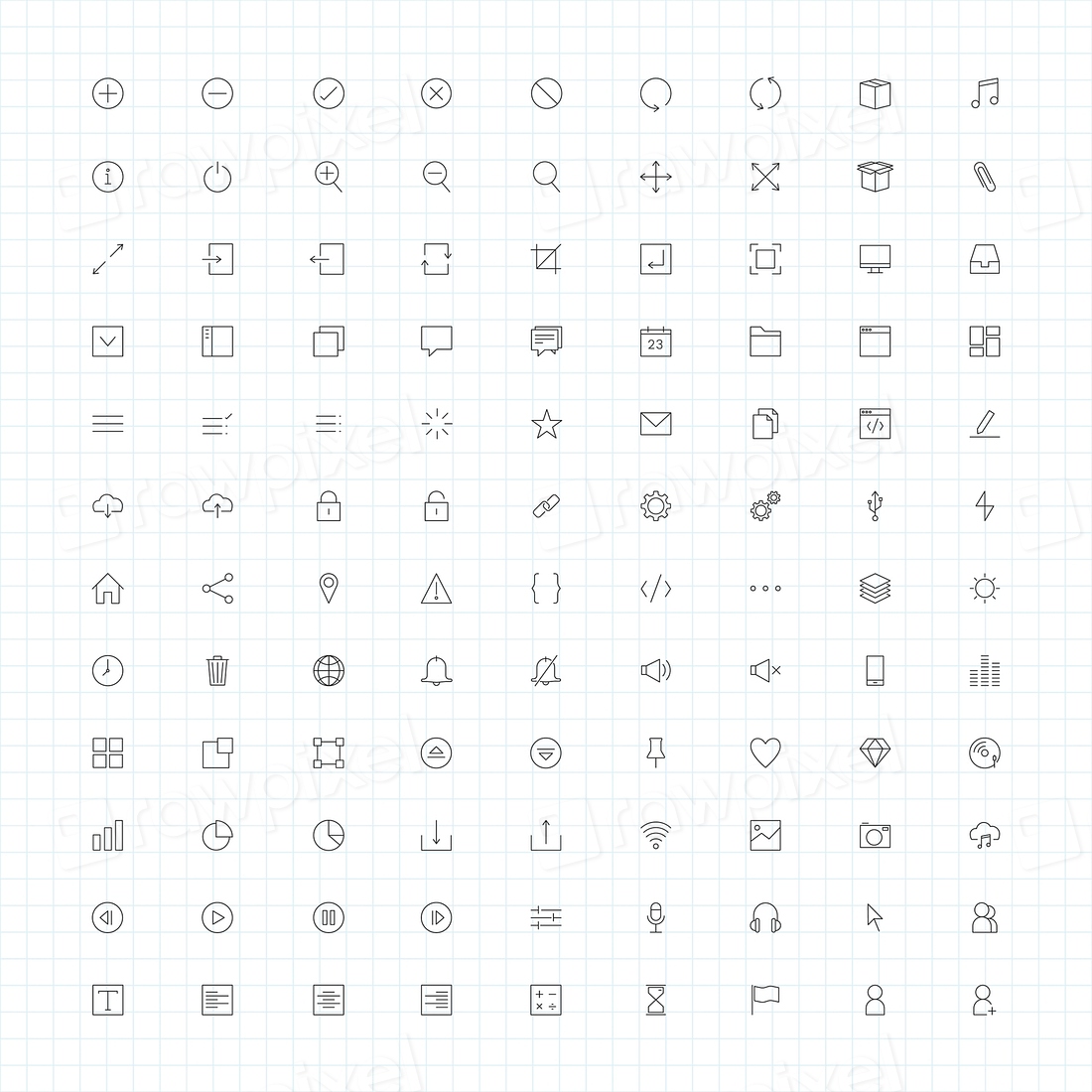 Set of computer icon vectors | Premium Vector - rawpixel