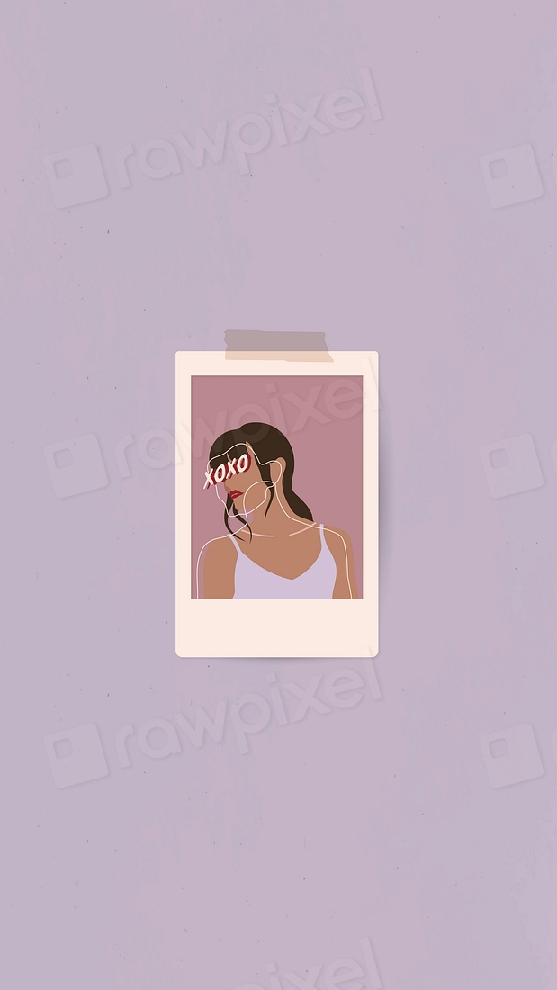 Woman frame mobile phone wallpaper | Premium Vector - rawpixel