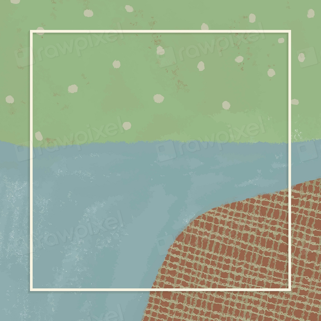 Rectangle frame abstract landscape background | Premium Vector - rawpixel