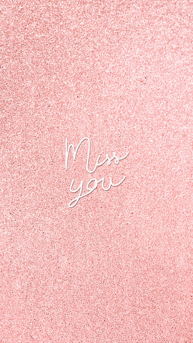 Shimmering miss you font mobile | Premium Vector - rawpixel