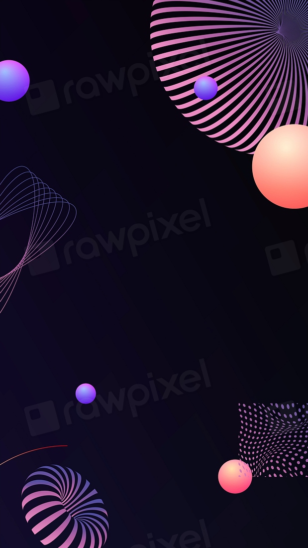 Abstract 3D patterned mobile phone | Premium Photo - rawpixel