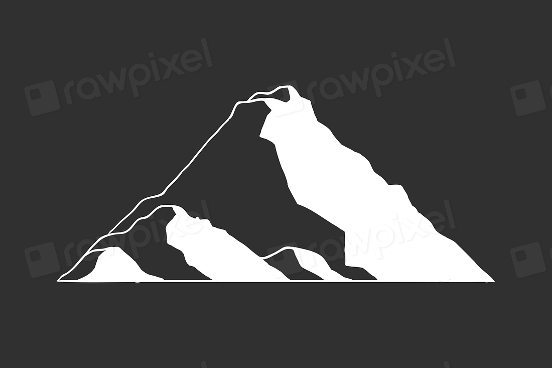 Mountain shape for logo vector | Premium Vector - rawpixel