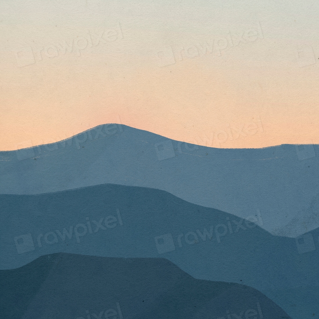 Landscape background mountains psd sunrise | Premium PSD - rawpixel
