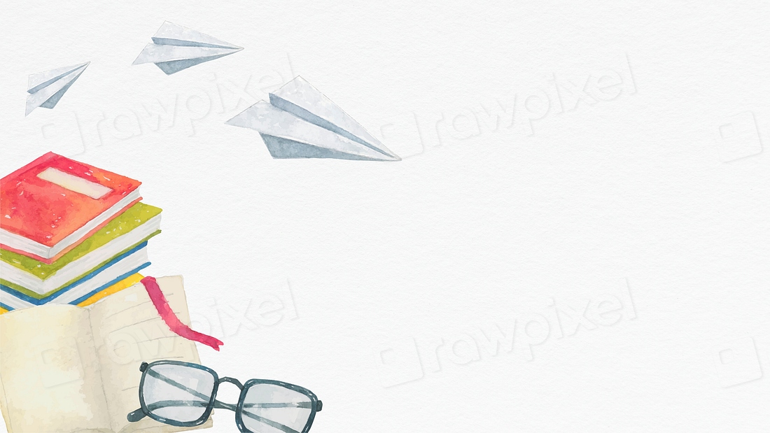 Watercolor background psd education theme | Premium PSD - rawpixel
