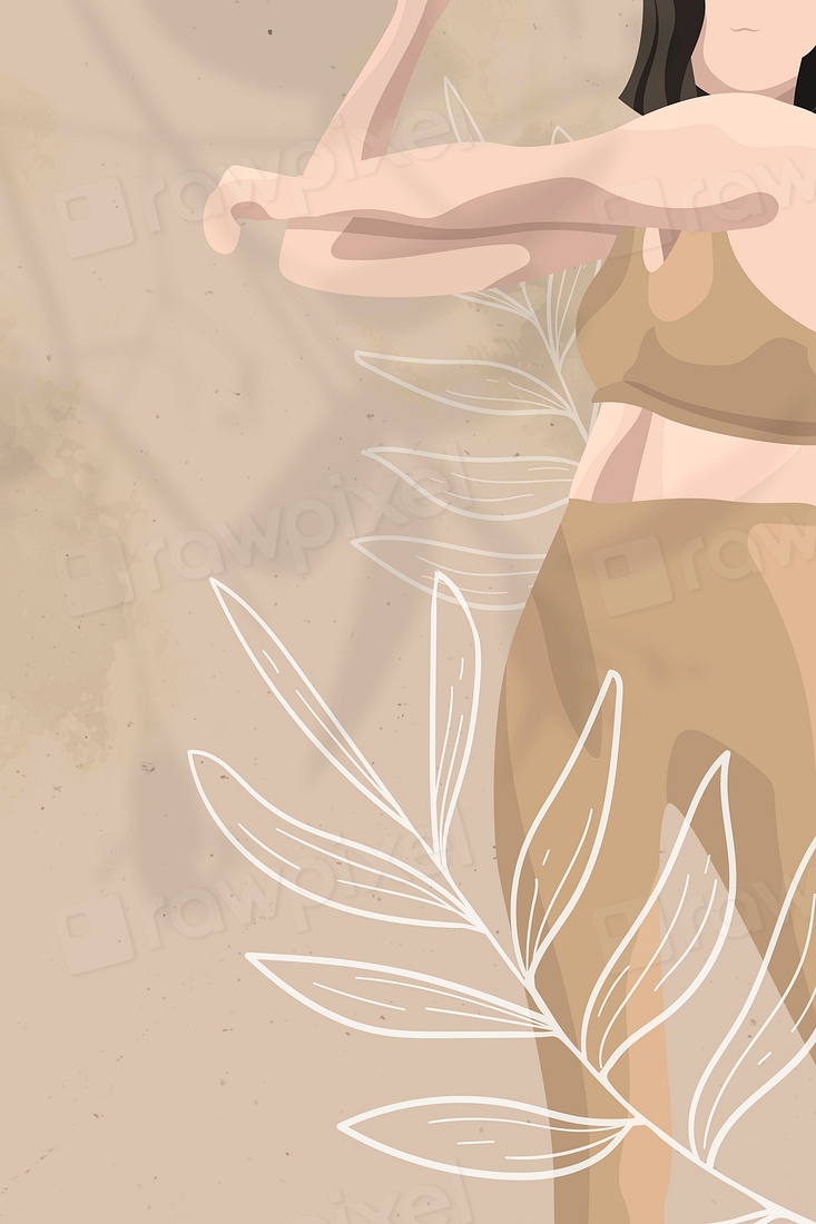 Women’s health floral background psd | Premium PSD - rawpixel