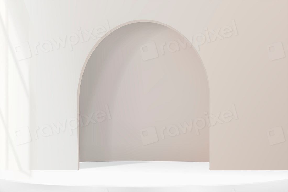3D arch product backdrop psd | Premium PSD Mockup - rawpixel