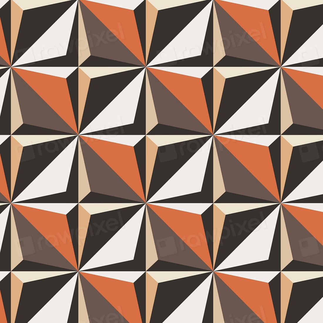Kite 3D geometric pattern psd | Premium PSD - rawpixel