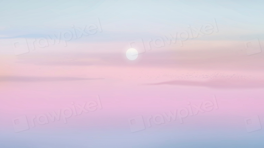 Sunset background vector pastel sky | Premium Vector - rawpixel