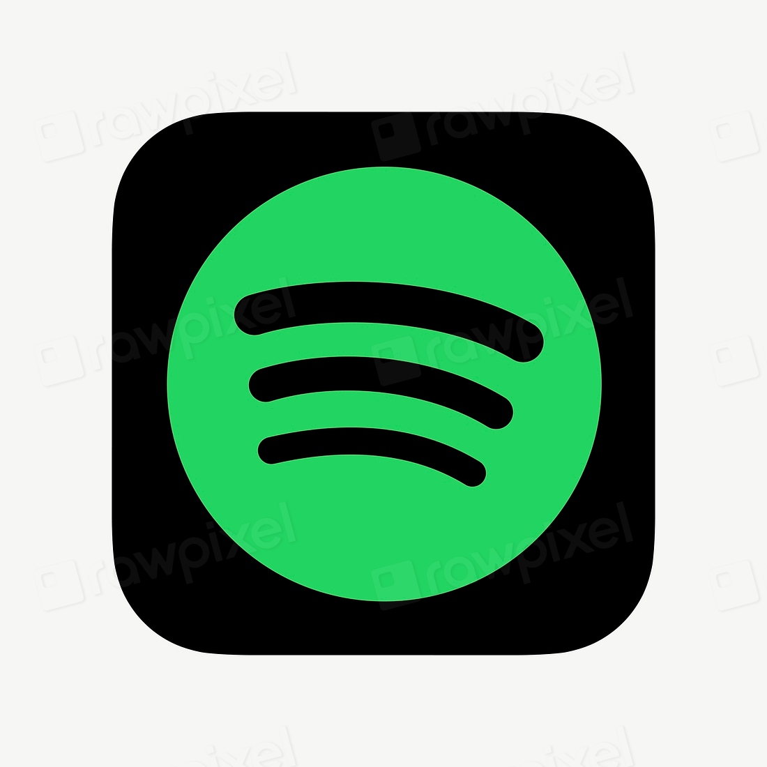 Spotify vector social media icon | Premium Vector - rawpixel