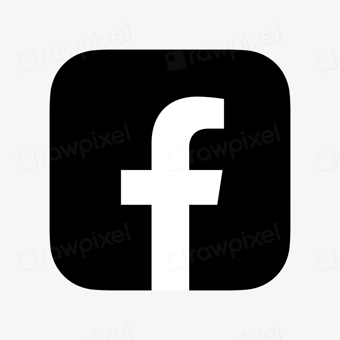 Facebook flat graphic icon social | Premium PSD - rawpixel
