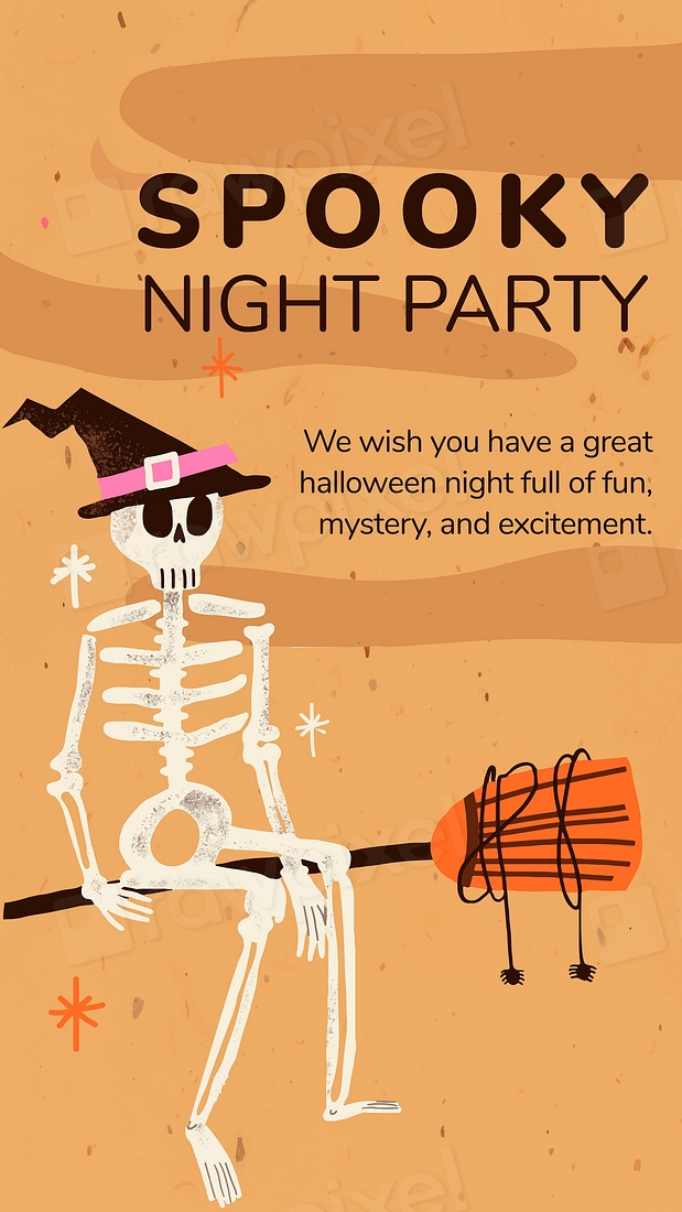 Halloween story template vector, celebration | Premium Vector Template ...