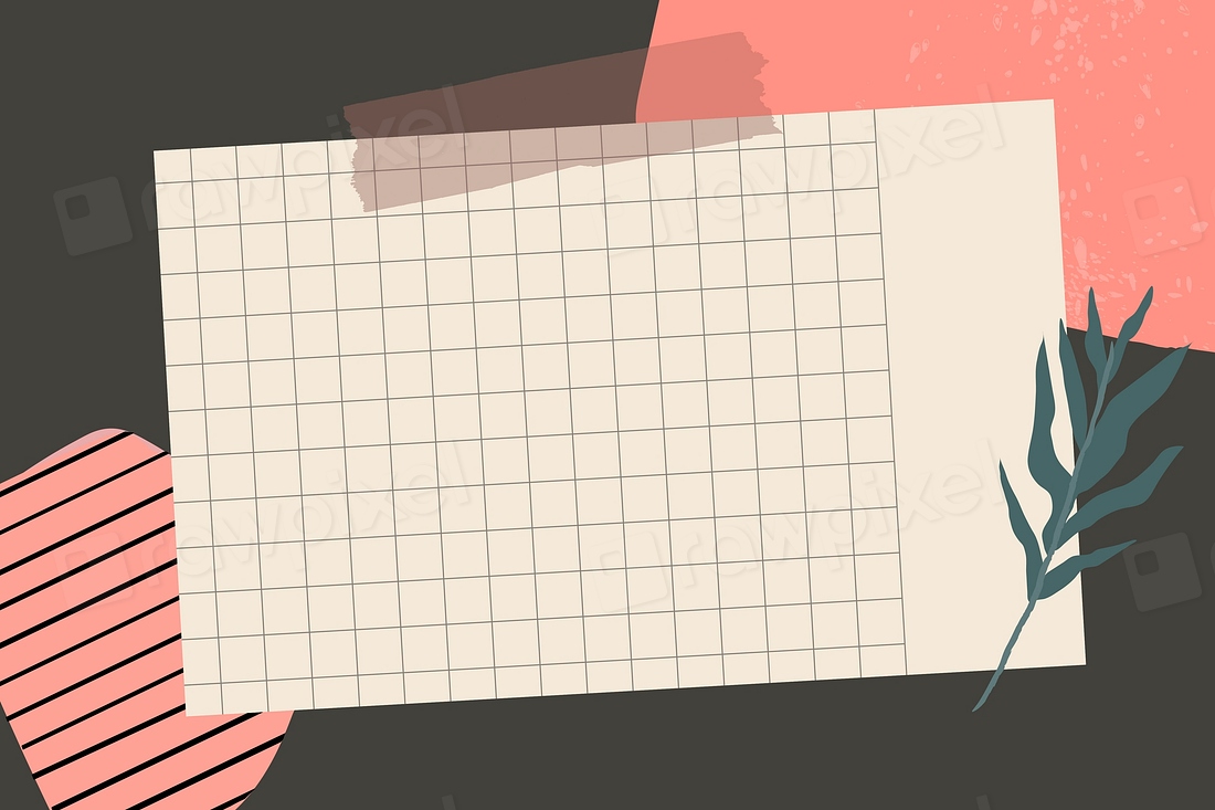 Grid beige notepaper vector two-tone | Premium Vector - rawpixel