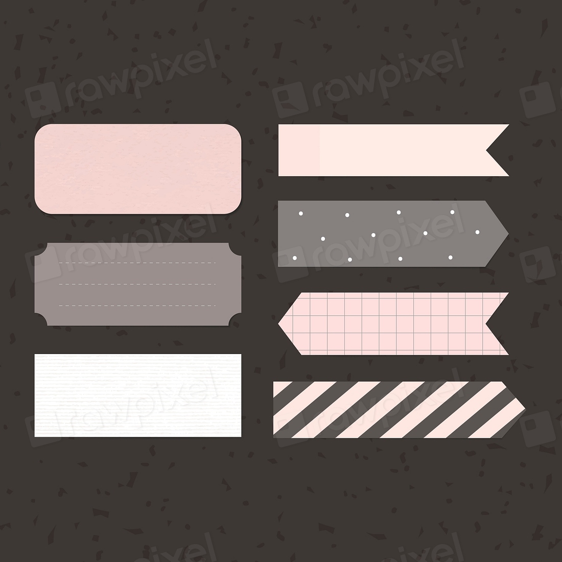 Printable sticky note vector set | Premium Vector - rawpixel