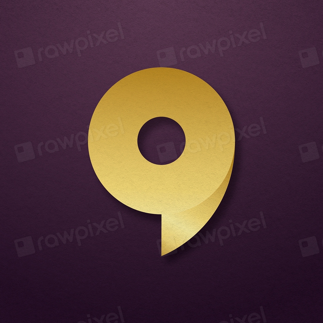 Luxury business logo psd gold | Premium PSD - rawpixel