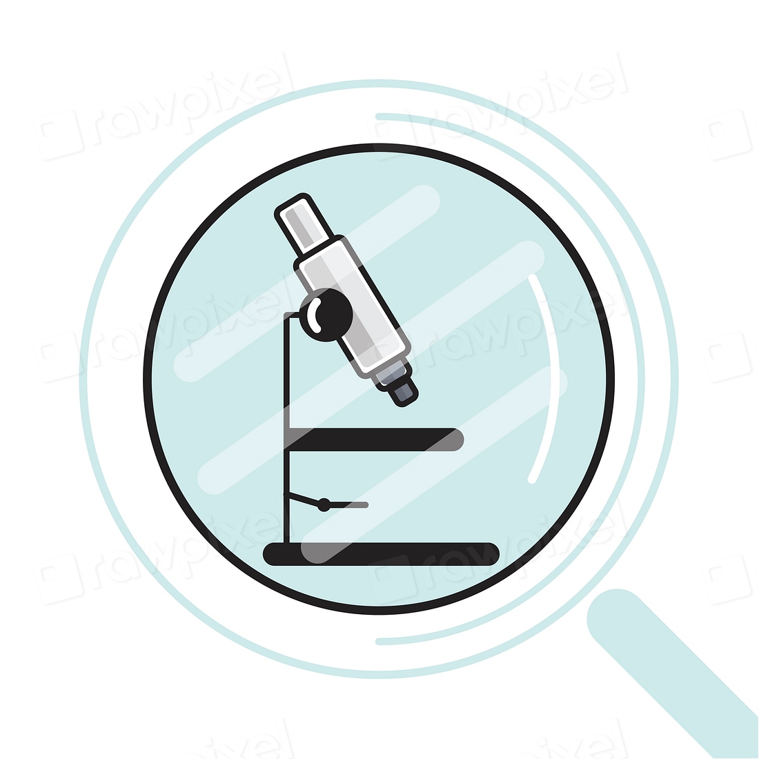 Illustration of microscope | Premium Vector - rawpixel