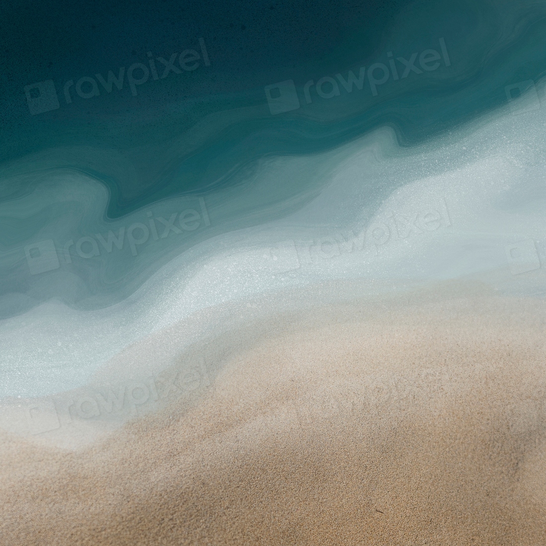 Sand and sea watercolor texture | Premium Photo - rawpixel
