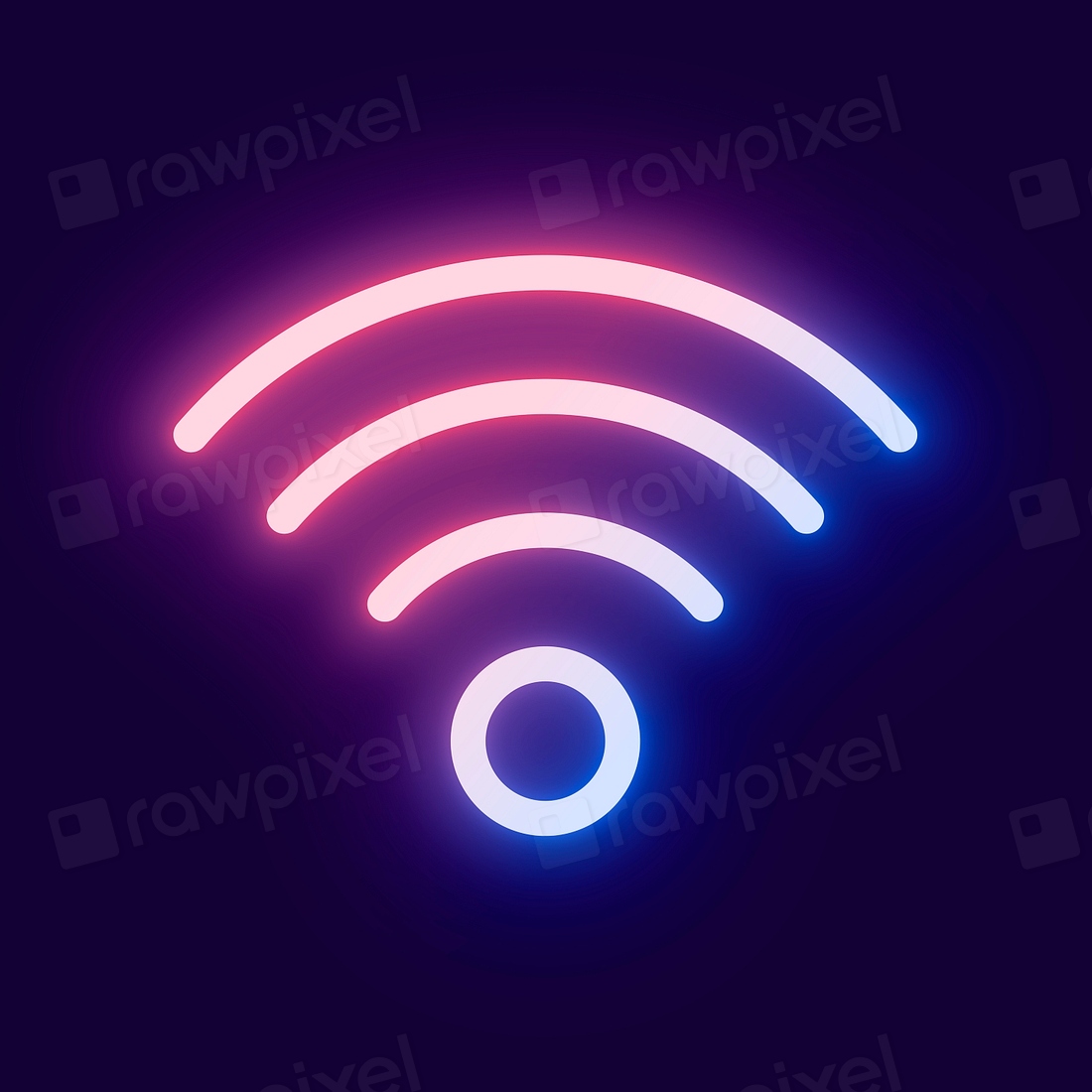 Wireless internet pink icon psd | Premium PSD - rawpixel