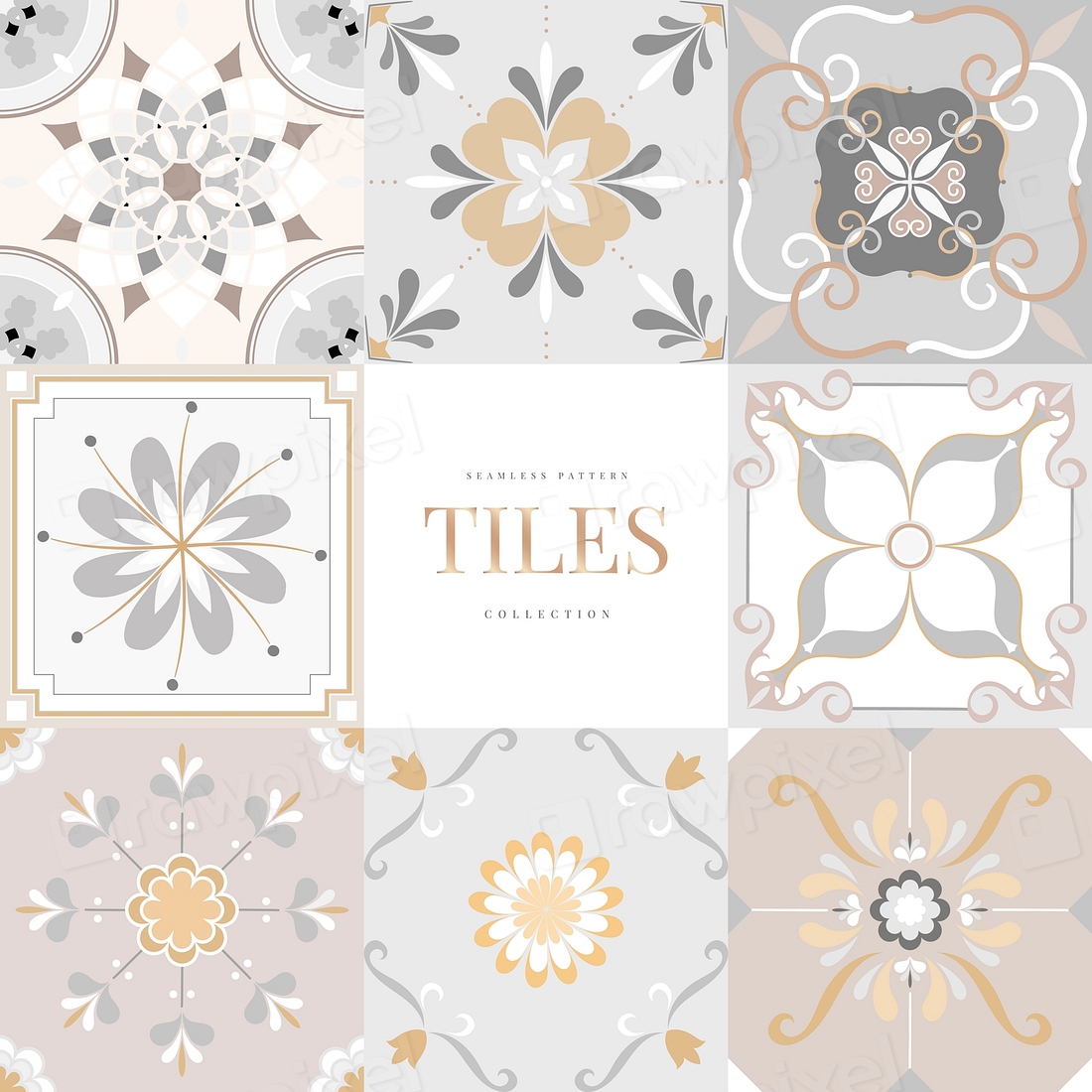 Seamless pattern tiles vector collection | Premium Vector - rawpixel