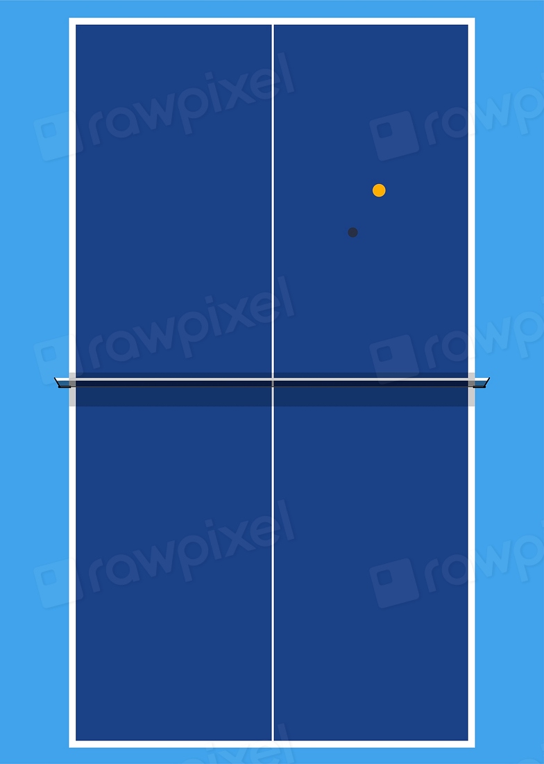 Aerial view table tennis table | Premium Vector - rawpixel