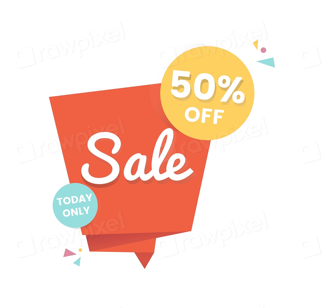 Colorful shopping sale badge design | Premium Vector - rawpixel
