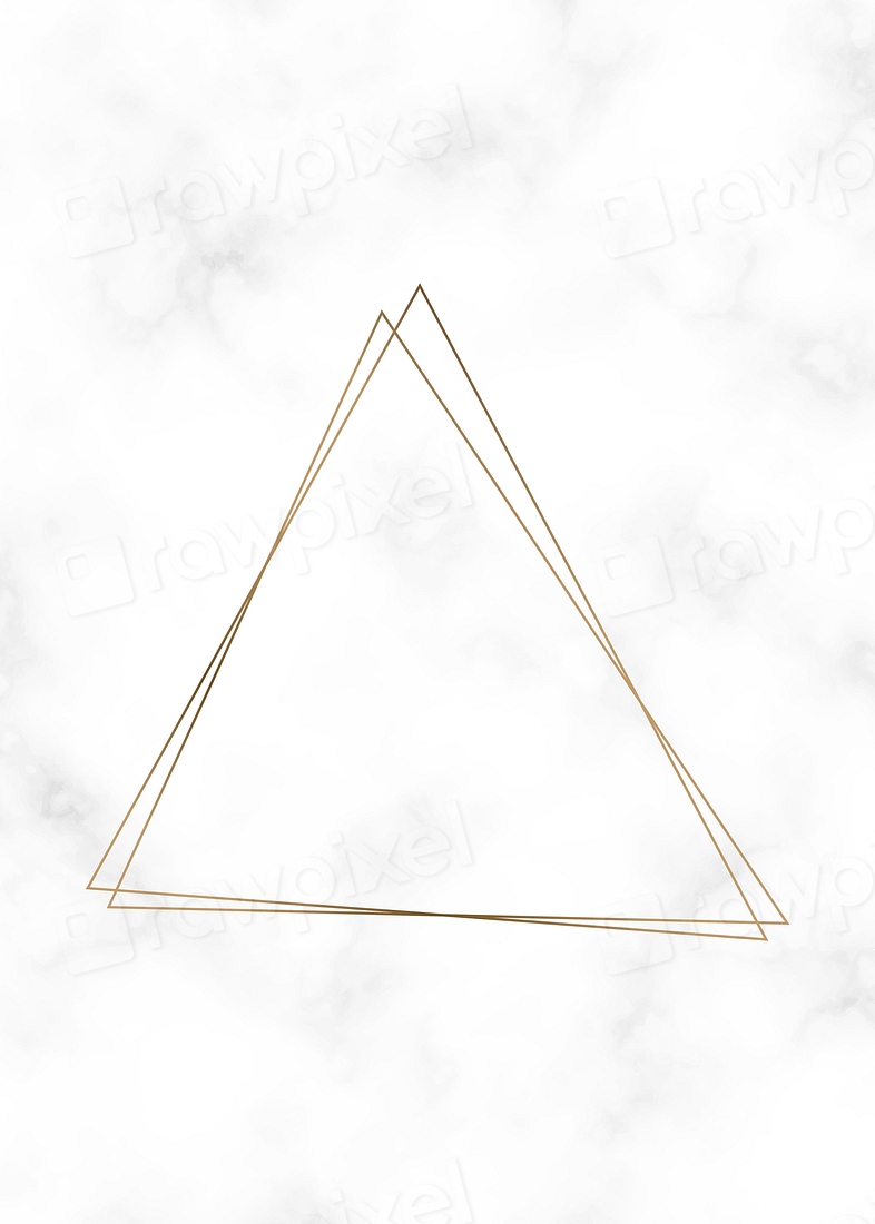 Golden triangle frame template vector | Premium Vector - rawpixel