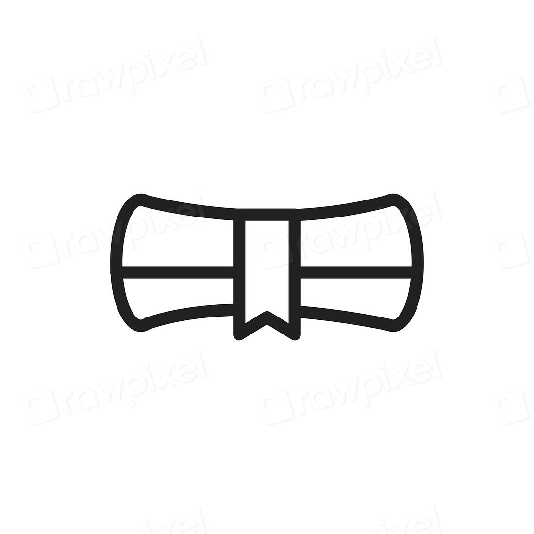 Certificate roll icon vector | Premium Vector - rawpixel