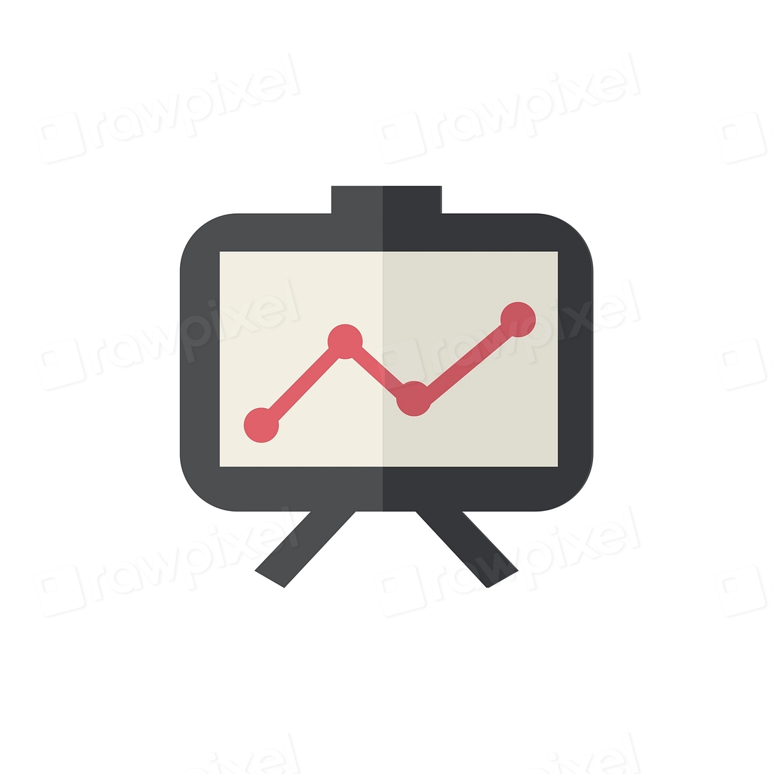 Illustration data analysis graph vector | Premium Vector - rawpixel
