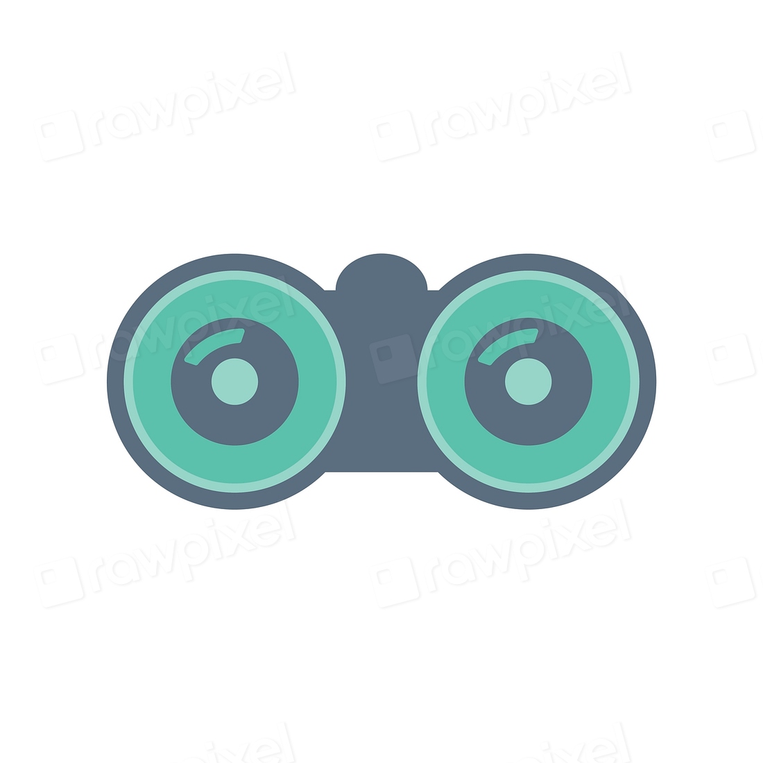 Illustration of binocular vector | Premium Vector - rawpixel