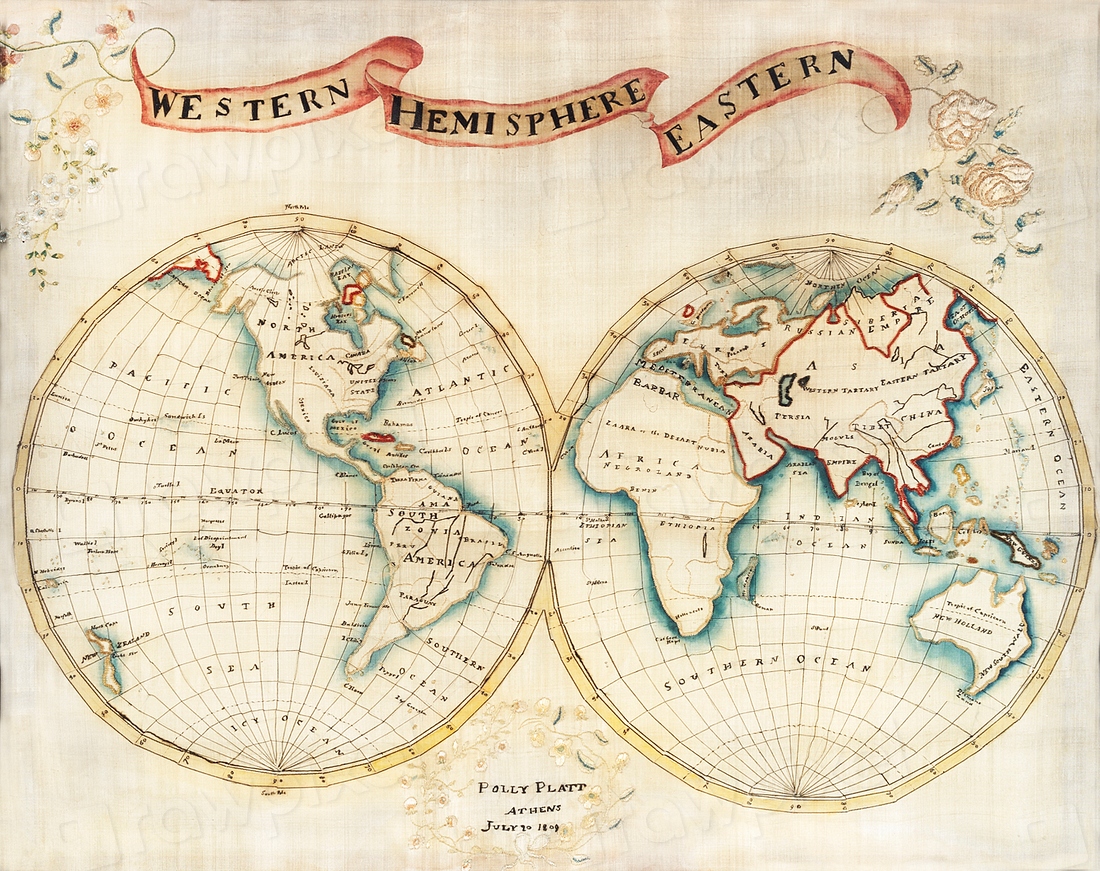 Map sampler made Pleasent Valley | Free Photo Illustration - rawpixel