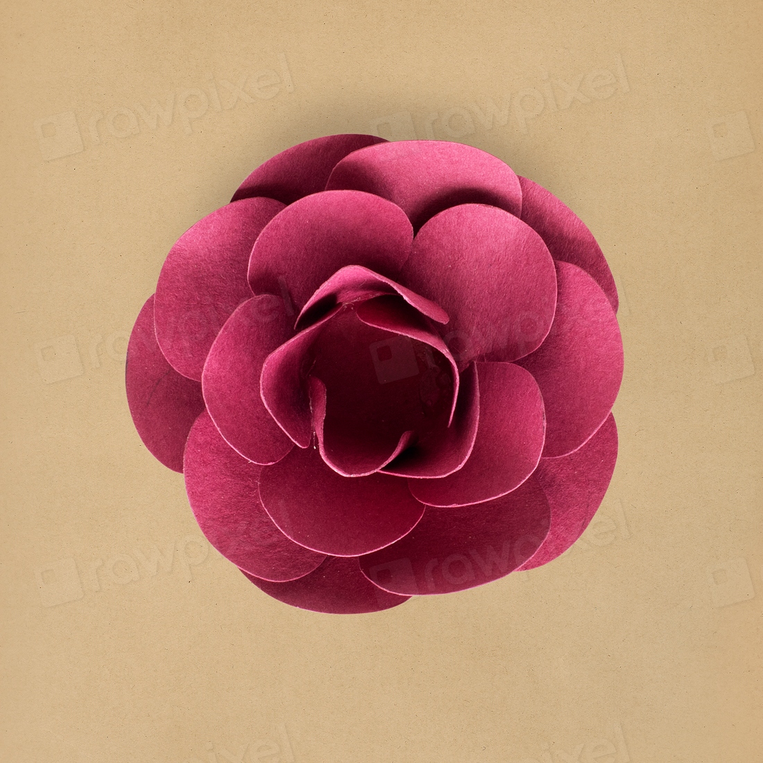 Rose crafted out of paper | Premium PSD - rawpixel