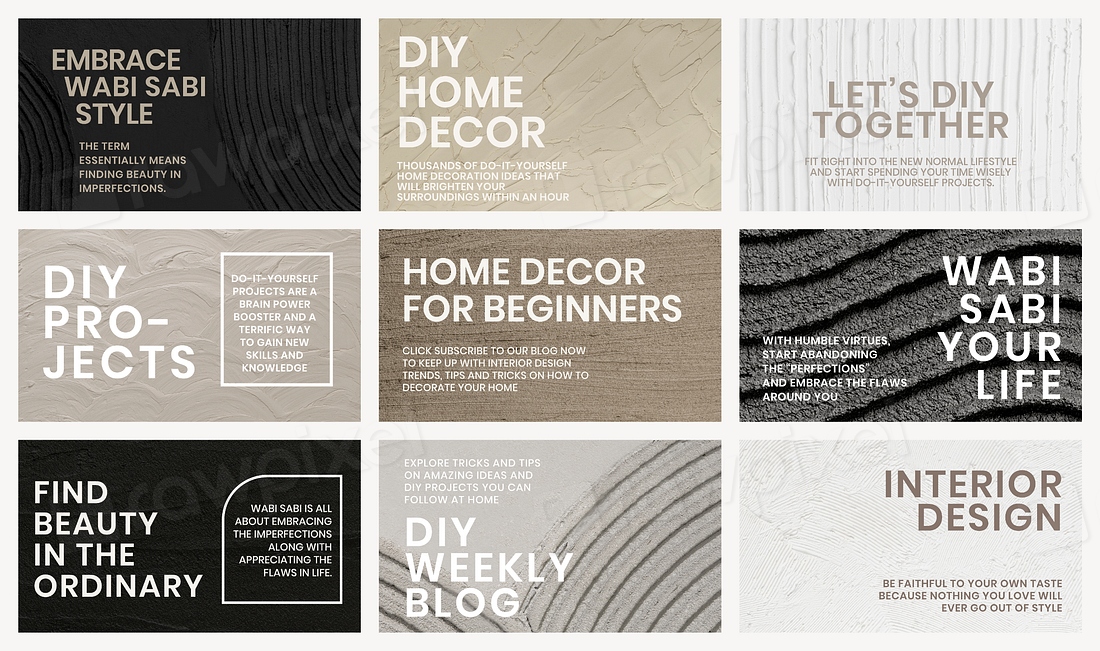 Textured blog banner template psd | Premium PSD - rawpixel