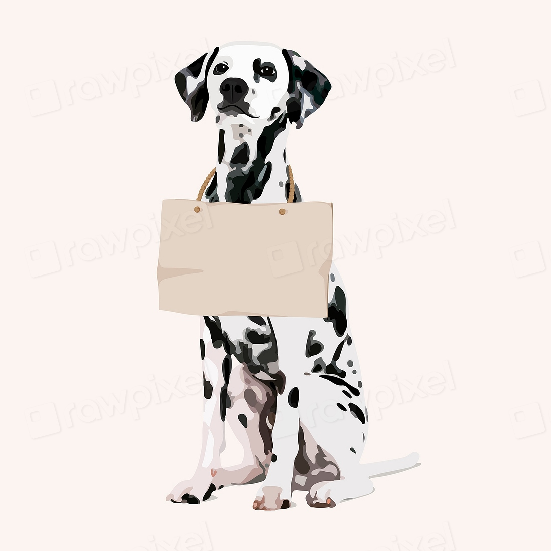 Homeless dog sign, aesthetic vector | Premium Vector Illustration ...