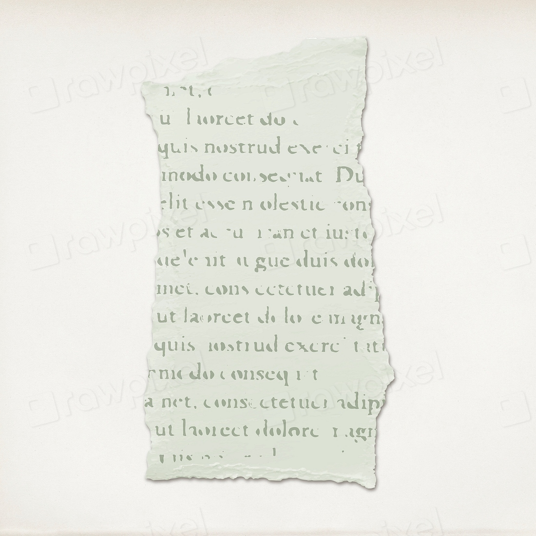 Torn paper scrap, journal collage | Premium PSD - rawpixel