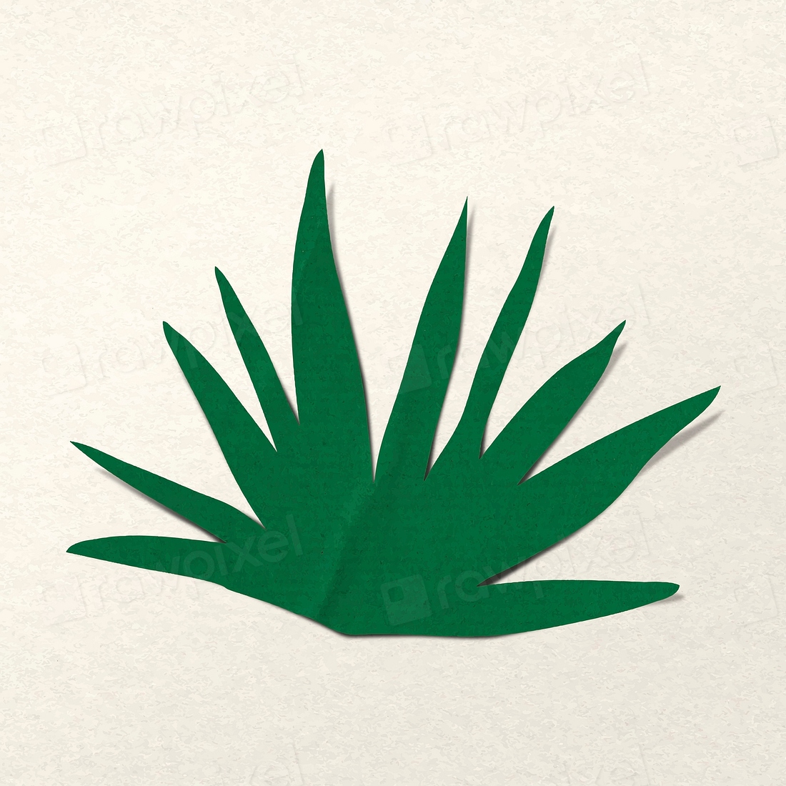 Paper craft bush, plant collage | Premium Vector - rawpixel