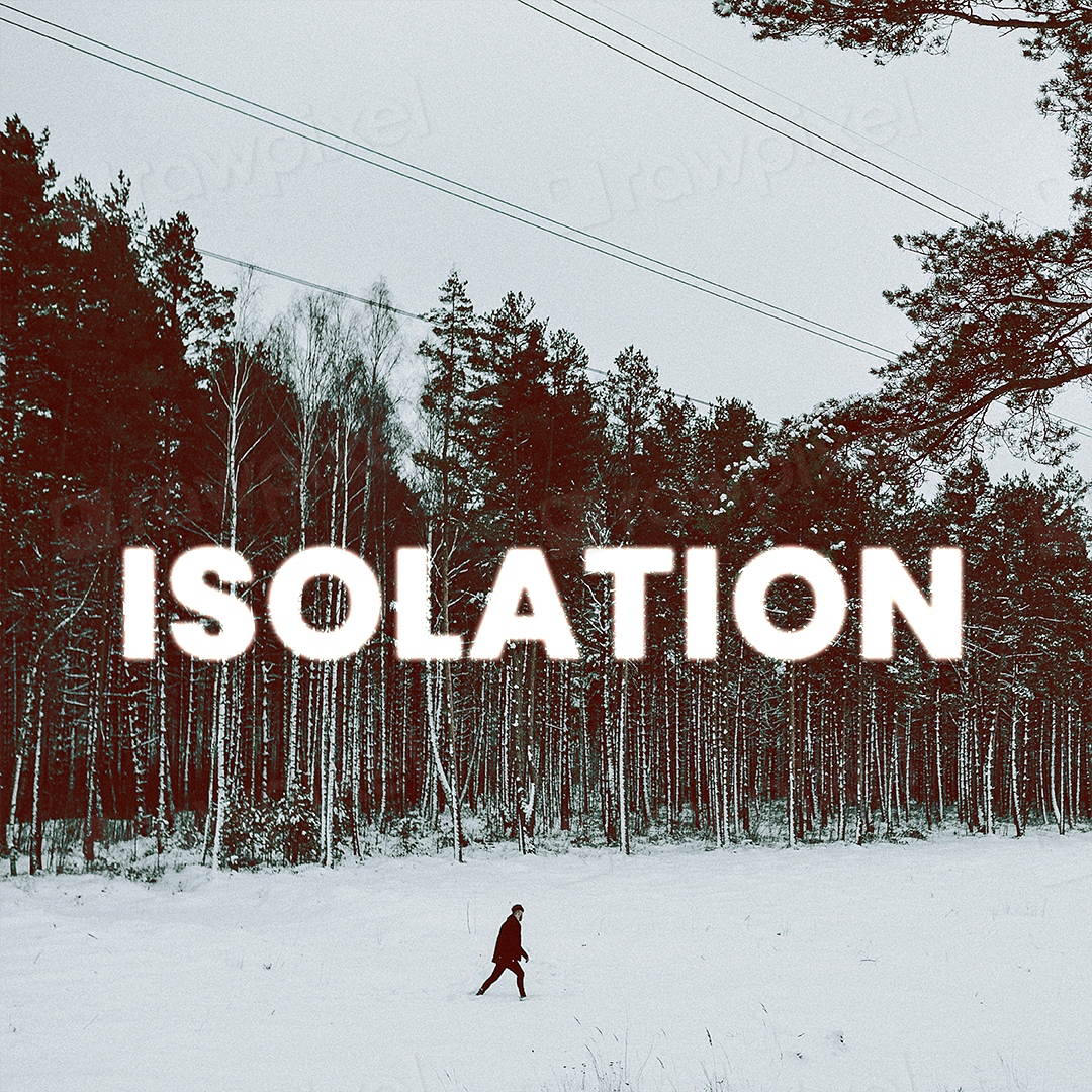 Self isolation during coronavirus quarantine | Premium PSD Template ...