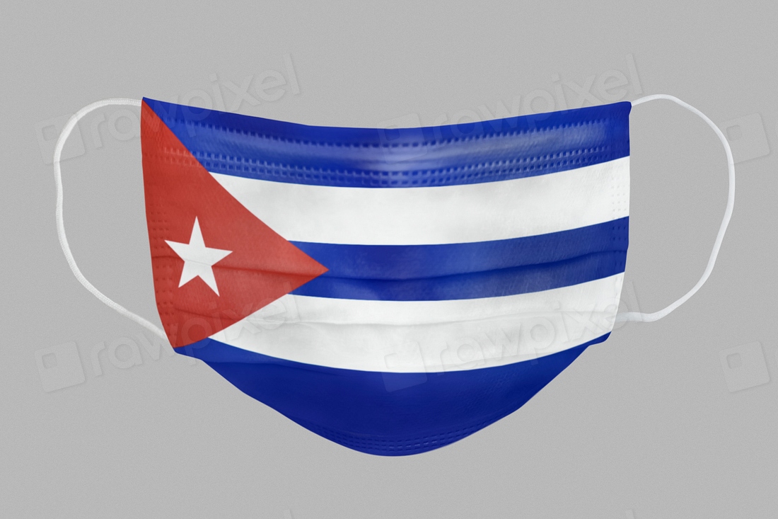Cuban flag pattern face mask | Premium PSD - rawpixel