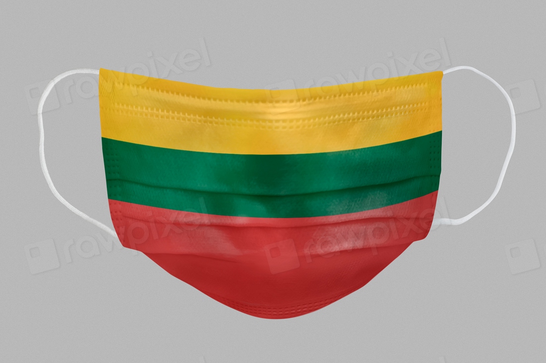 Lithuanian flag pattern face mask | Premium PSD - rawpixel