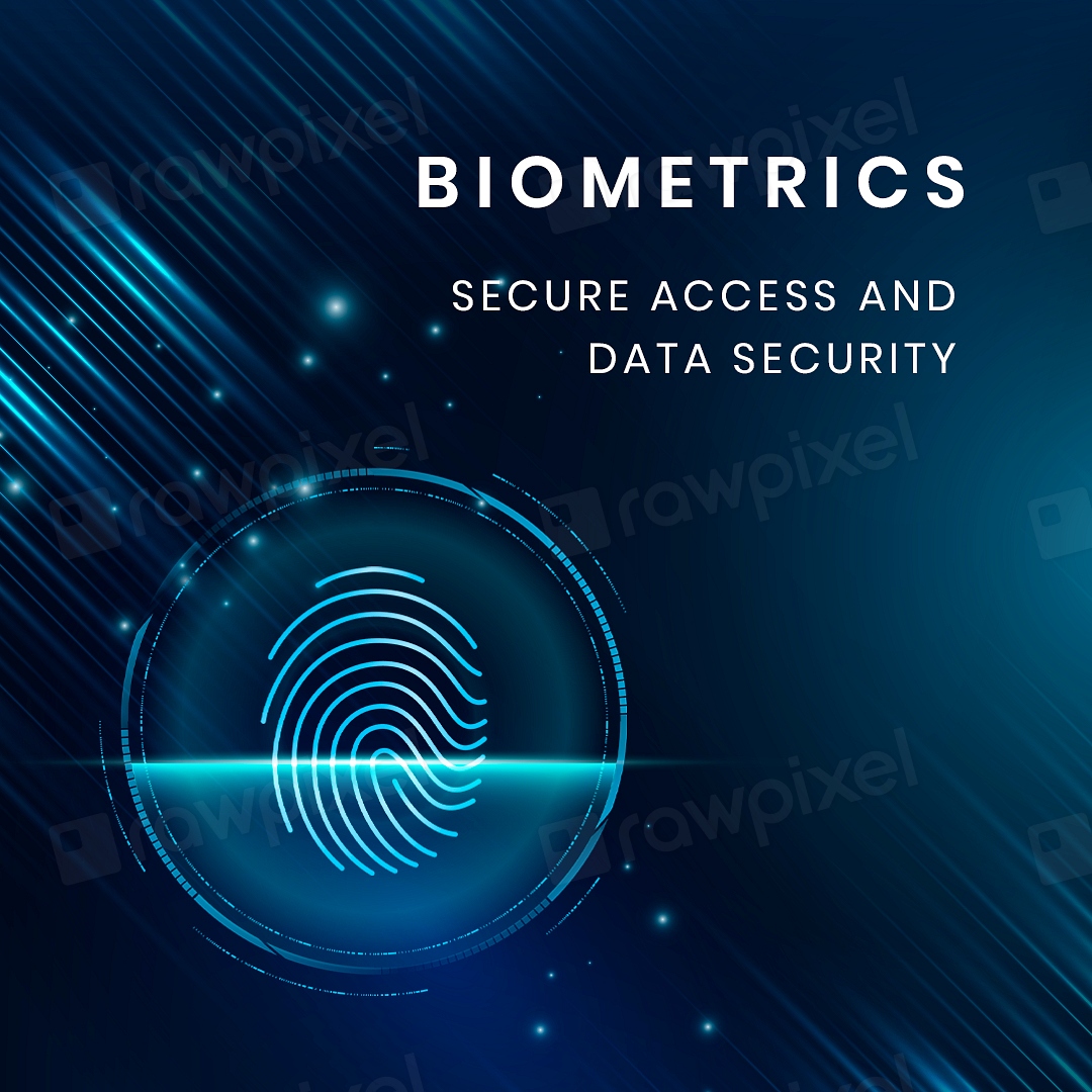 Biometrics security technology template psd | Premium PSD Template ...