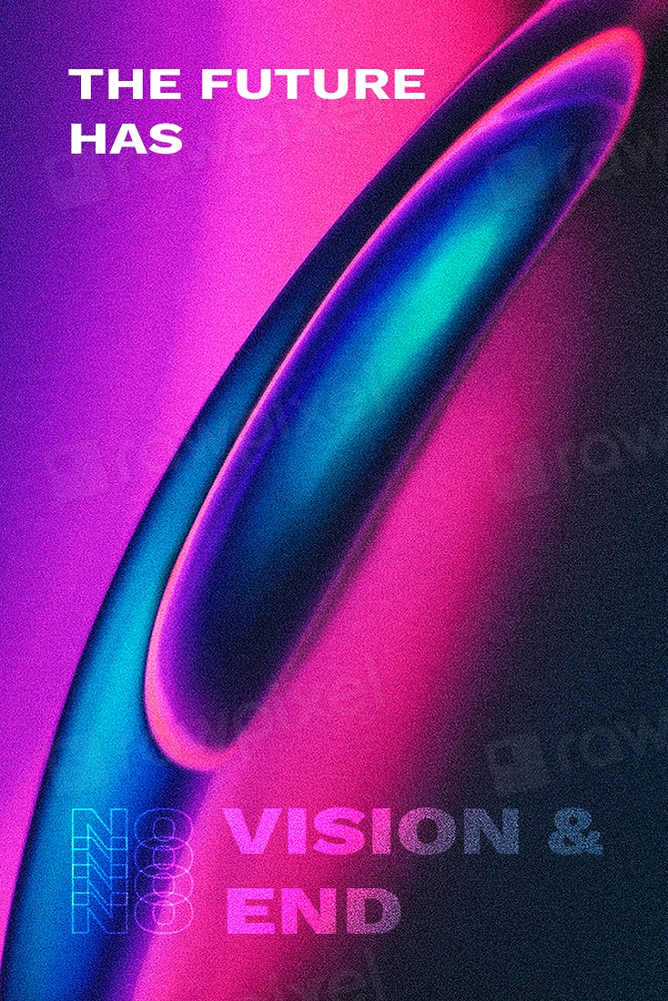 Retro futurism template psd inspirational | Premium PSD Template - rawpixel