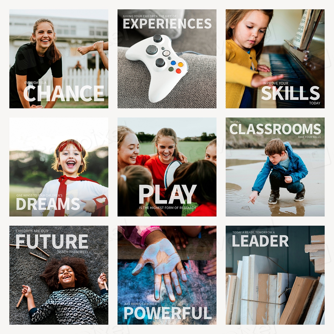 Inspiring educational post template psd | Premium PSD - rawpixel